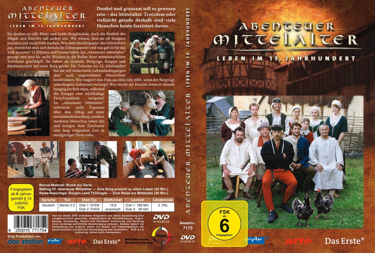 Abenteuer Mittelalter Leben im 15. JH 2 DVDs | Familie | DVDs der UAP ...