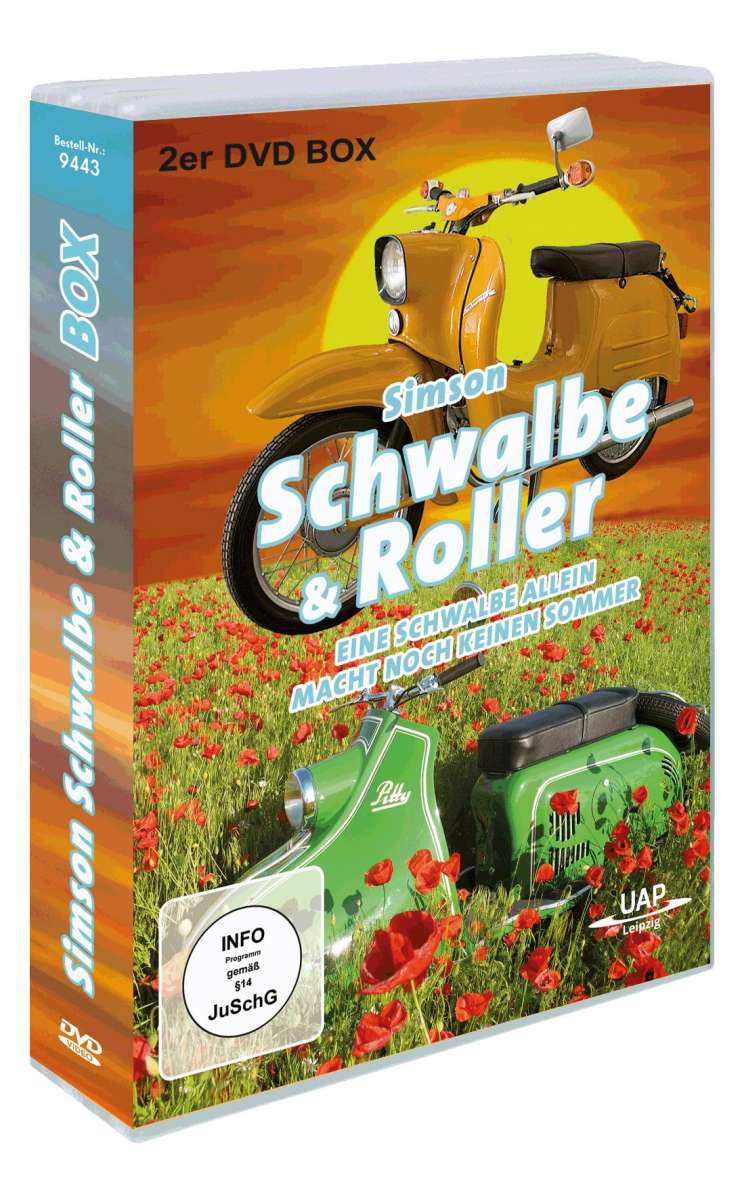 Simson Schwalbe & Roller 2 DVDs | Fahrzeuge | DVDs der UAP Video GmbH Leipzig | ONLINE-SHOP ...